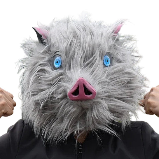 Pig Silicone Headgear Latex Pig Head Mask